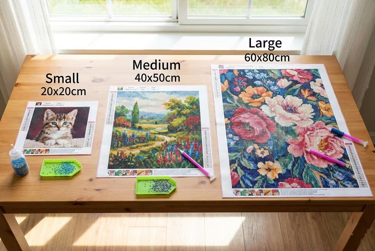 How Long Does Diamond Painting Take? Size, Detail, and Skill Level ...